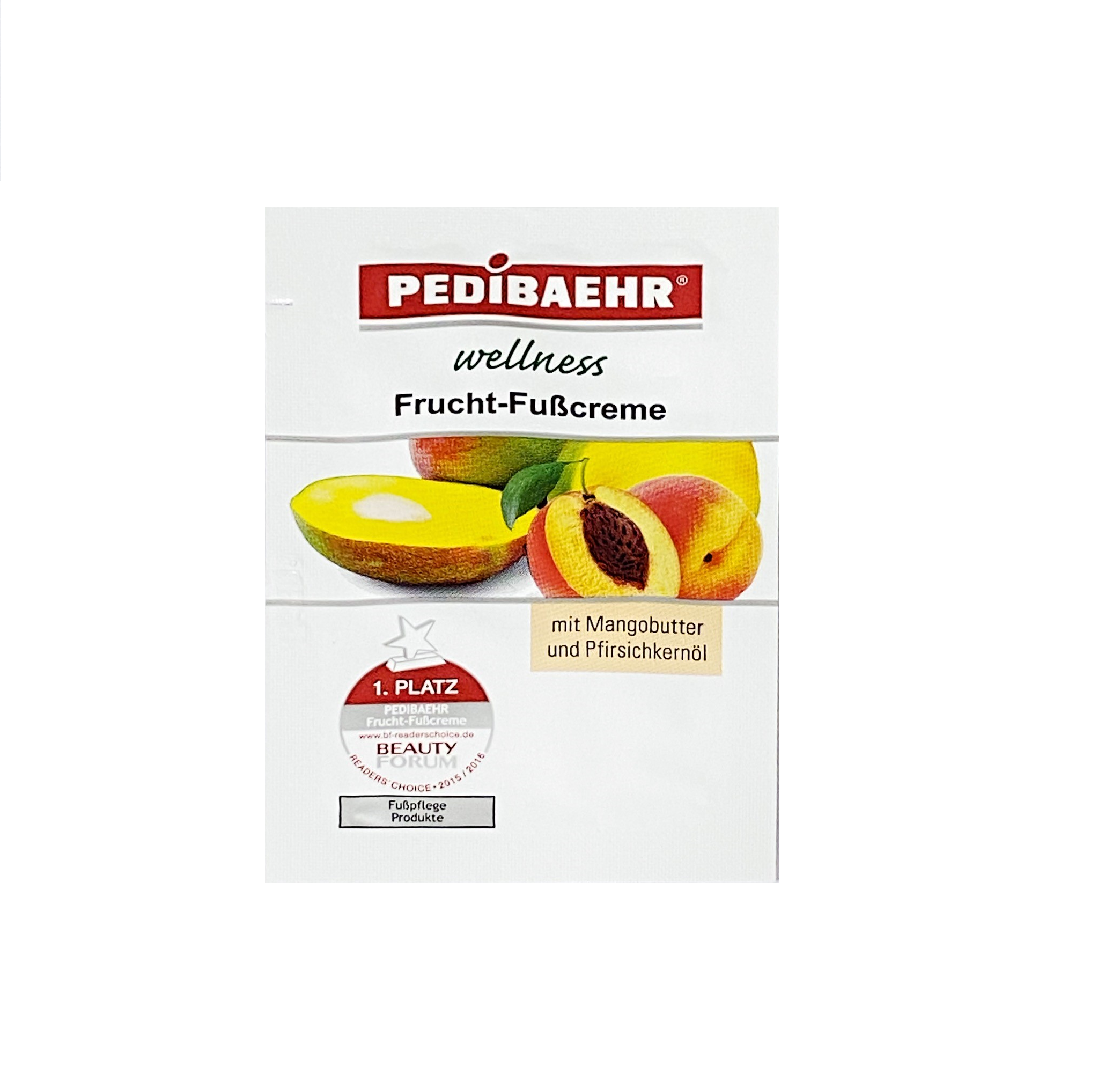 PEDIBAEHR voetcreme mango/perzik monsterzakje - MSK Podiamed